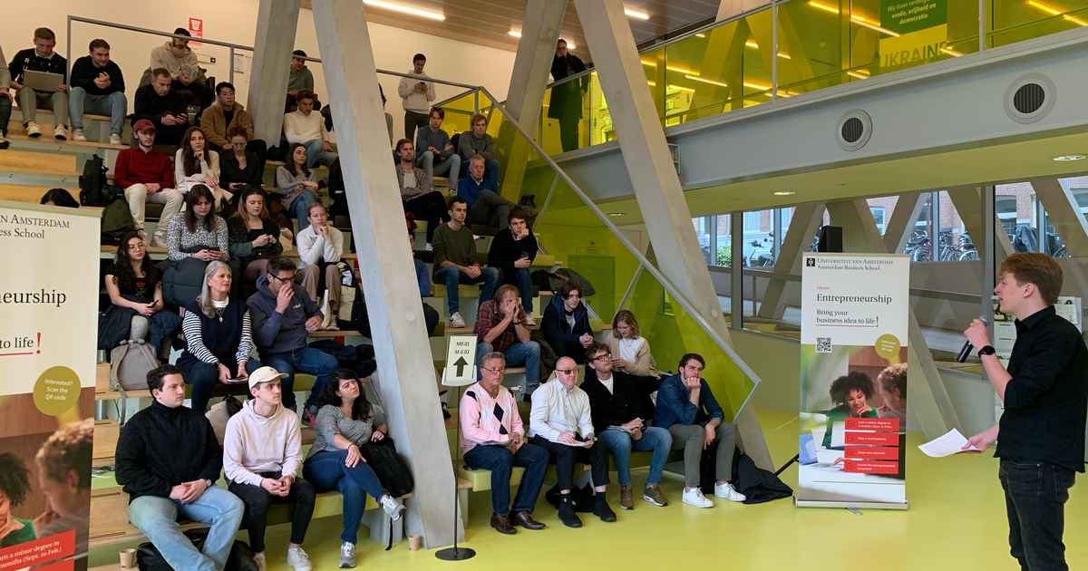 Successful Minor Entrepreneurship Pitching Event - Amsterdam Business ...
